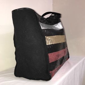 Victoria's Secret | Bags | Victorias Secret Sequin Multicoloured Travel ...